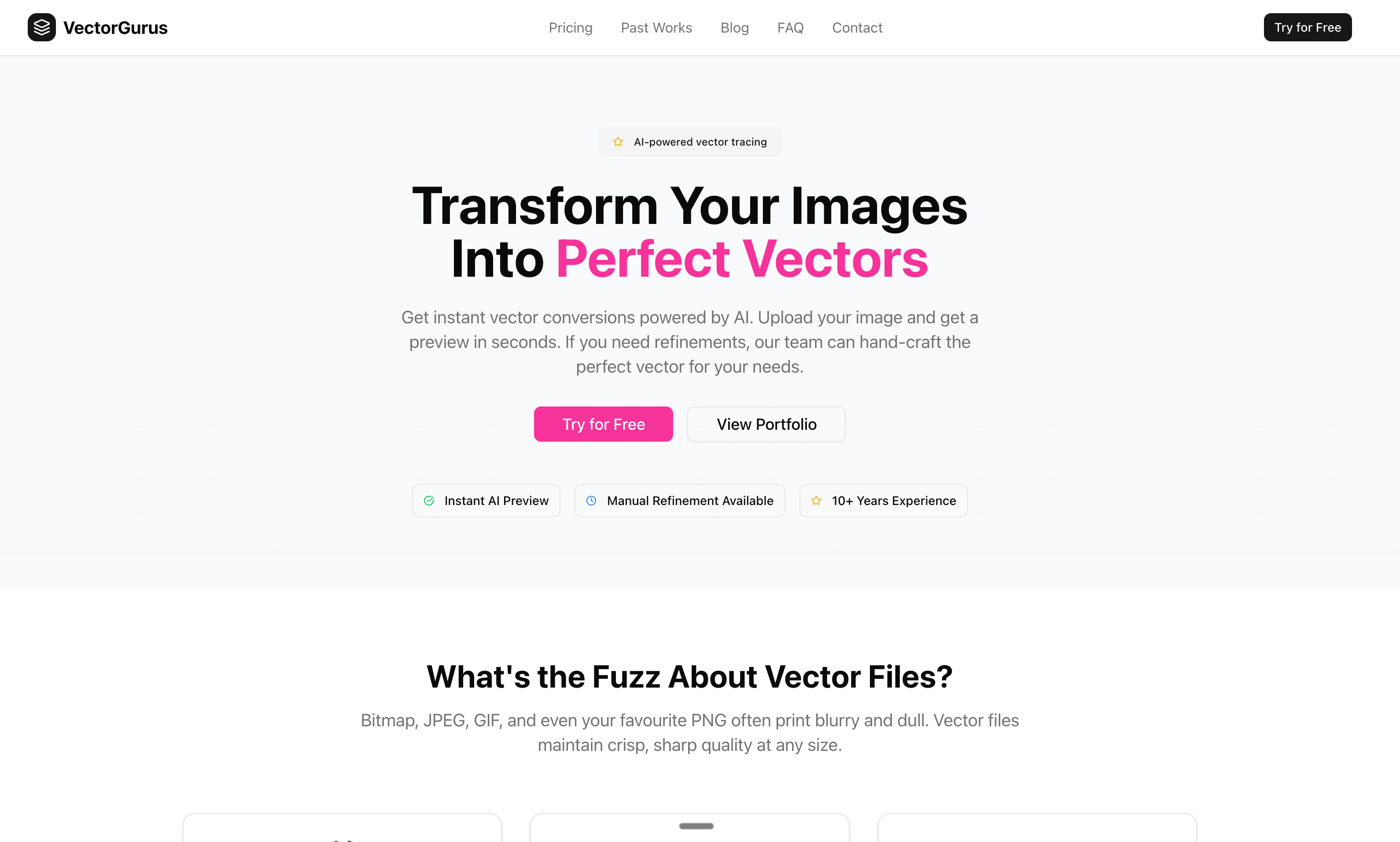 VectorGurus - Professional Vector Conversion & Image Vectorization Services